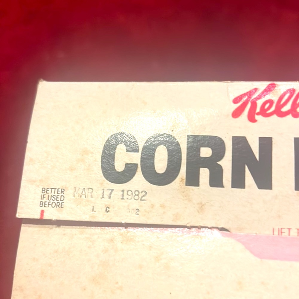 Rare Vintage Kellogg's Toasted Corn Flakes Anniversar… - Gem